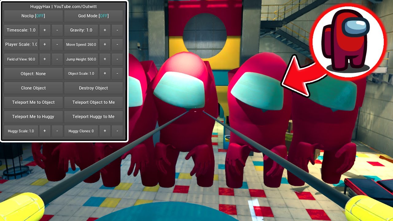 Huggy Wuggy is Red Impostor - Poppy Playtime Hack Mod Gameplay (Poppy ...