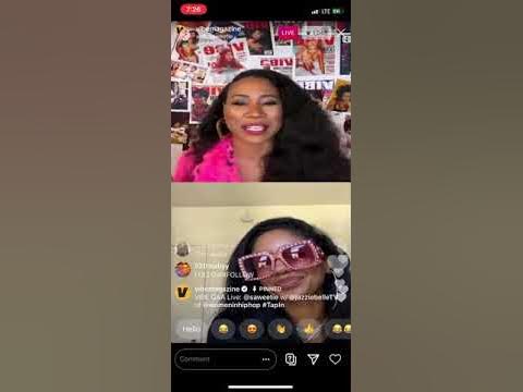Vibe Magazine Jazzie Belle TV Interview With Saweetie Instagram Live July 15, 2020 - YouTube