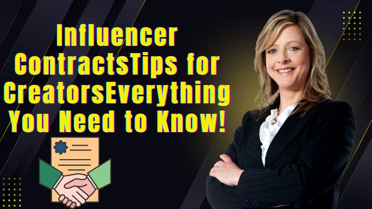 Master Influencer Contracts | Tips & Best Practices for Creators - YouTube