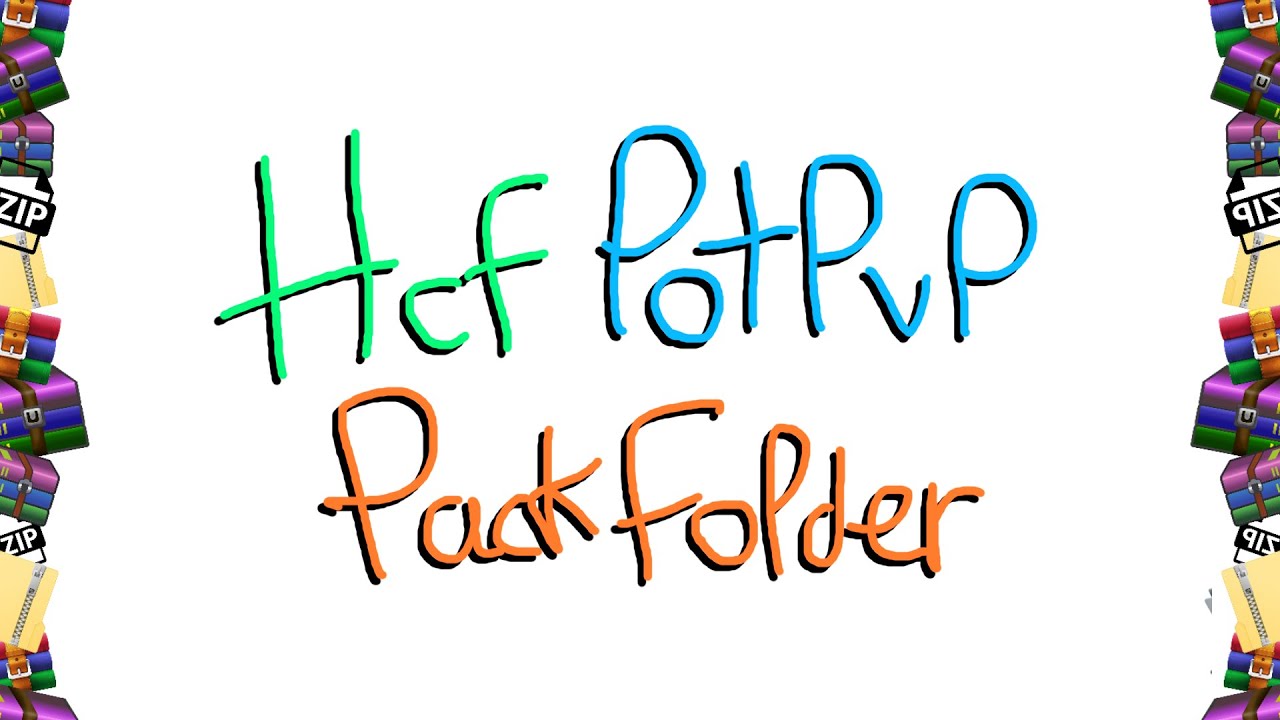 BEST HCF/POTPVP PACK FOLDER | (150+ RARE & PRIVATE PACKS) - YouTube