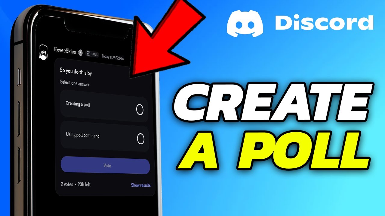 How To Make A Poll On Discord Mobile - YouTube