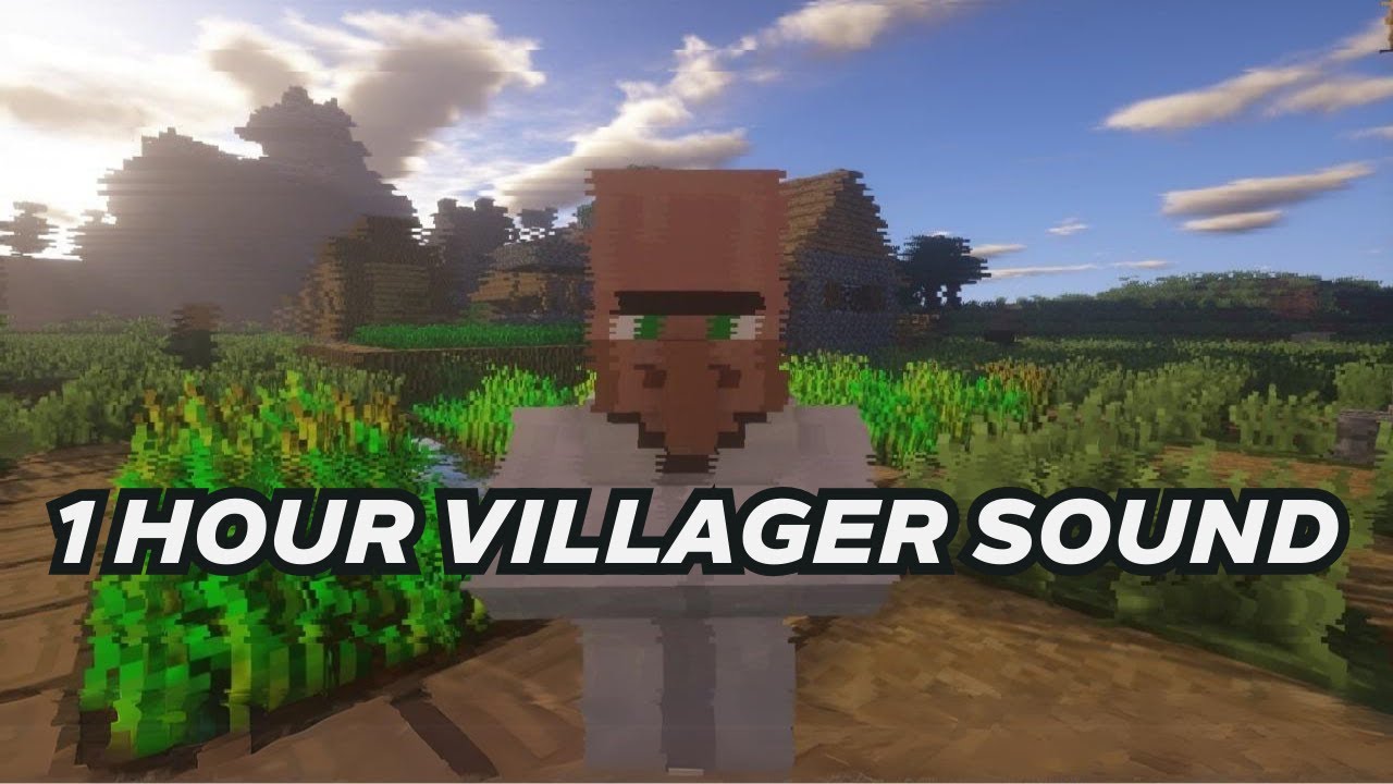 MINECRAFT VILLAGER SOUND but 1 HOUR - YouTube