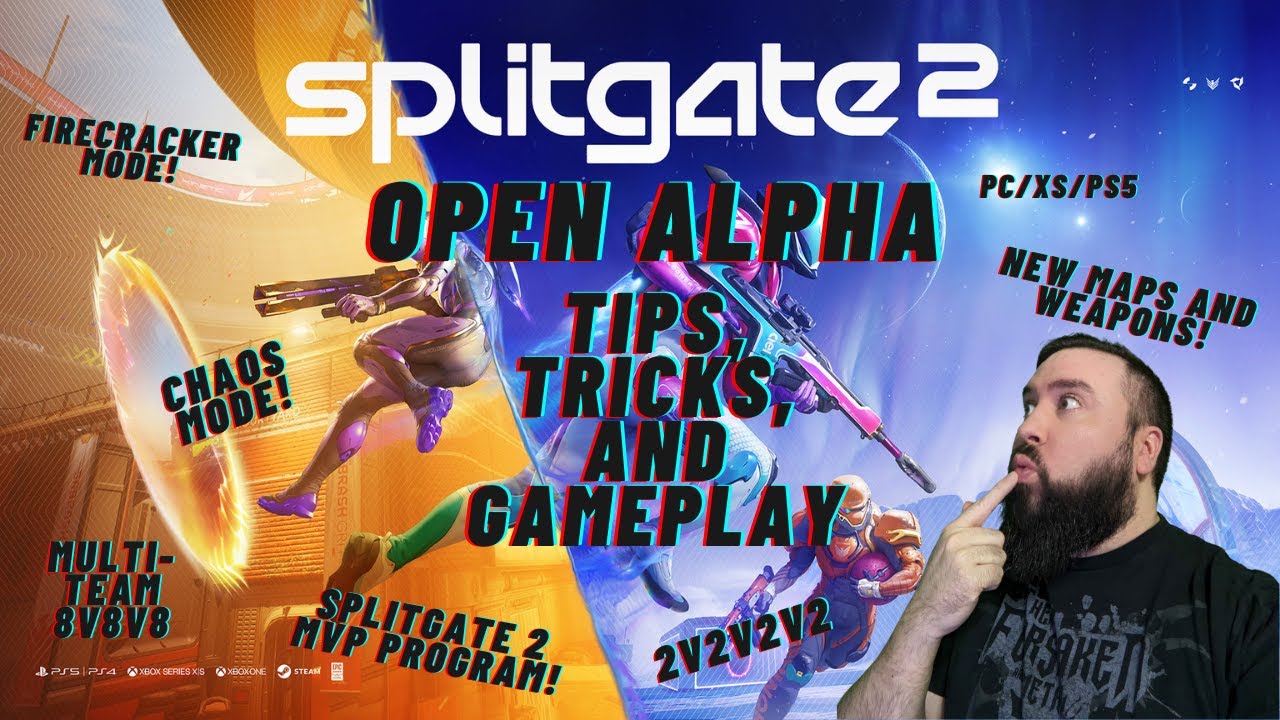 Splitgate 2 Open Alpha Tips Tricks and Gameplay - YouTube