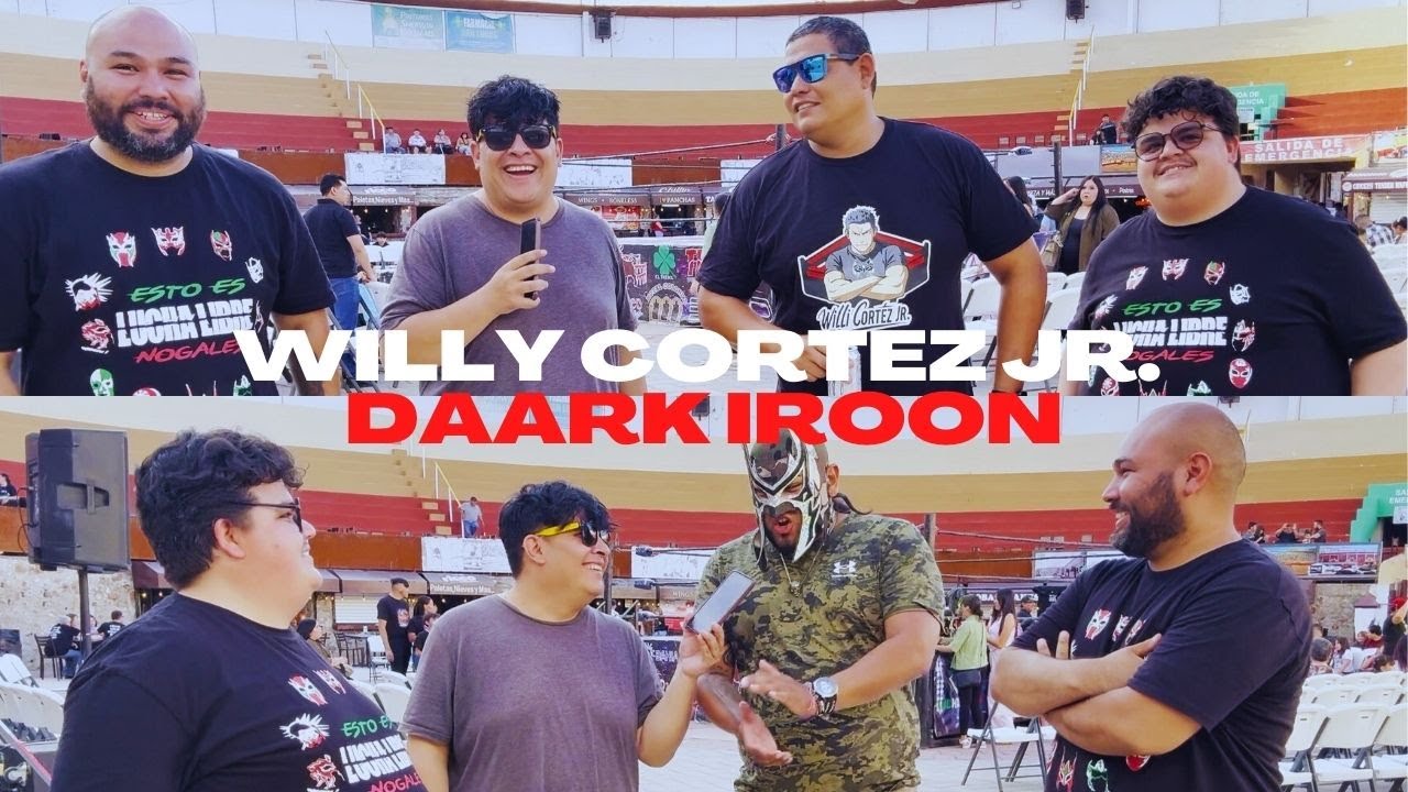 🔥 Willy Cortez Jr & Daark Iroon hablan antes de su lucha - YouTube