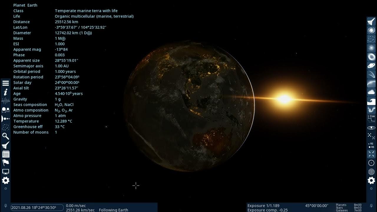 NIGHT ON EARTH in SPACE ENGINE. #space #universe #astronomy # ...