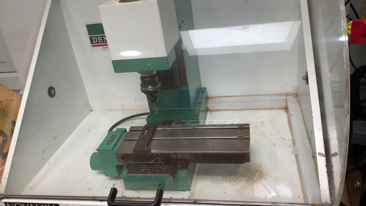 Denford Novamill CNC Mill - YouTube