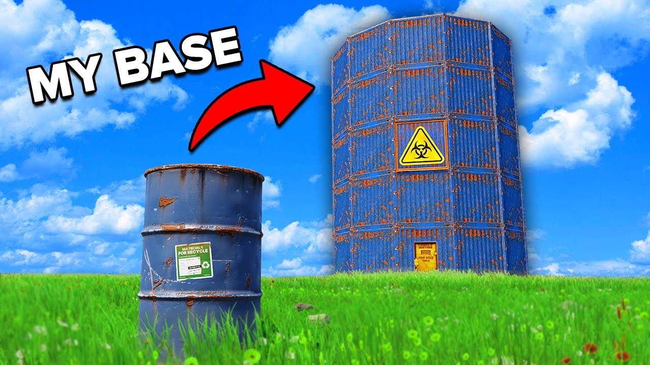 I built the FIRST barrel base in Rust... - YouTube