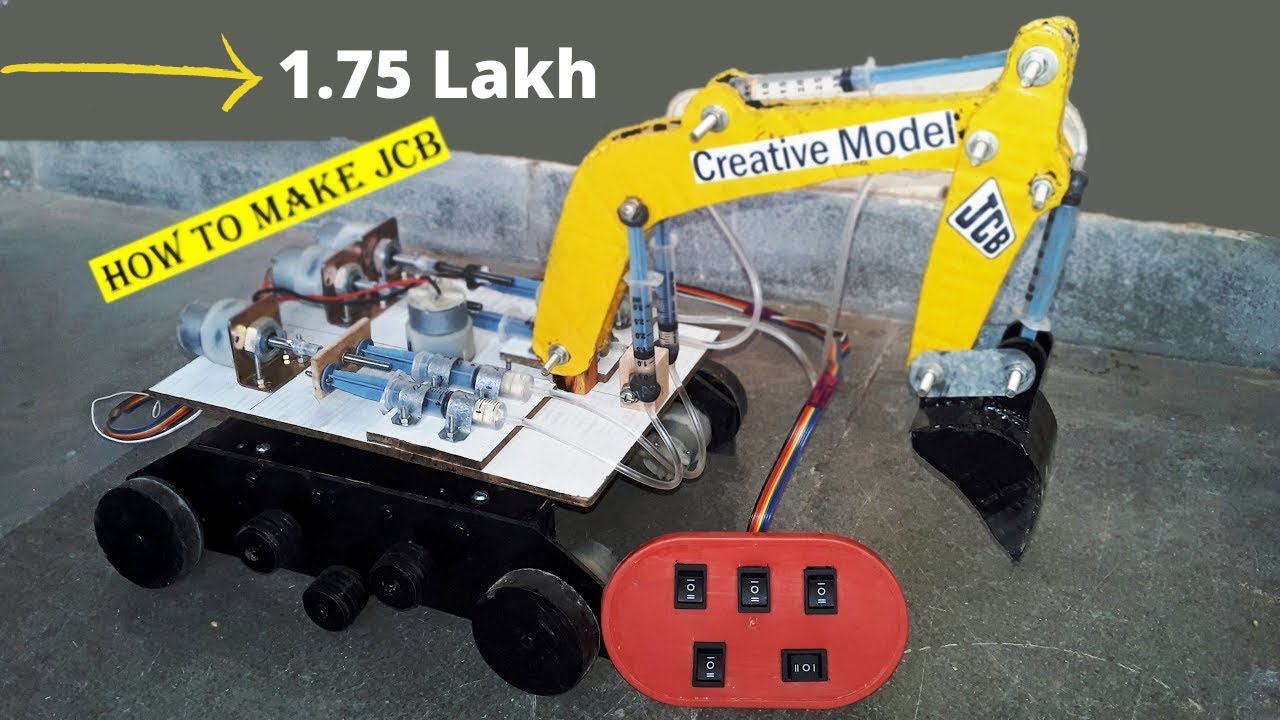 How to Make a Remote Control JCB Home Made @@ chintan panchal - YouTube