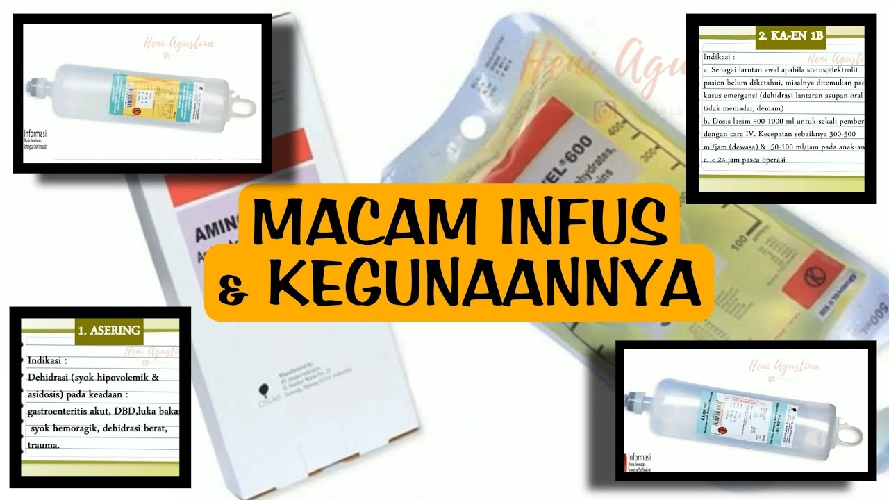 MACAM- MACAM CAIRAN INFUS & FUNGSINYA - YouTube
