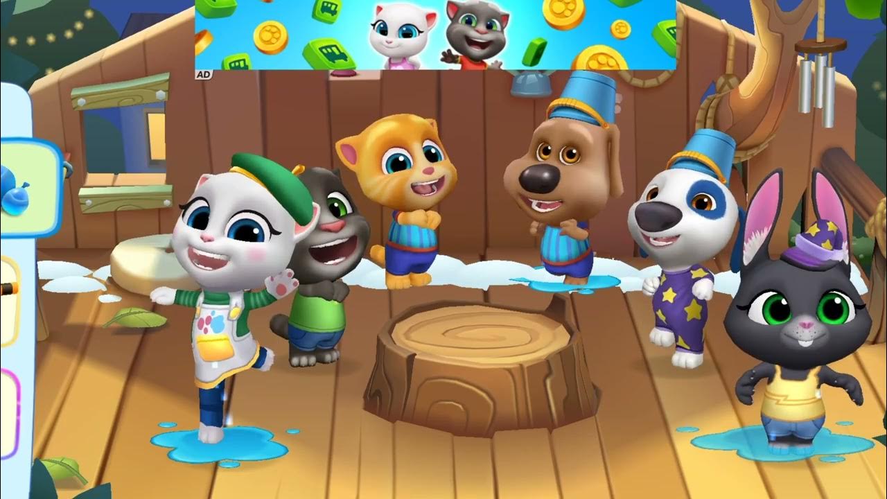 TALKING TOM FRIENDS 😻🏘️🐈: UP GAME 2023: PART 4 || WALKTHROUGH, IOS, ANDROID GAMEPLAY - YouTube