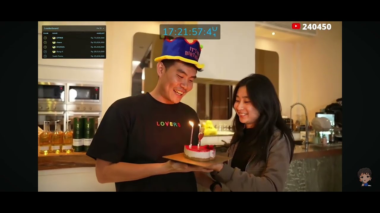 Detik detik Garry ang surprise saat ulang tahunnya🎂 marapthon last tale ...