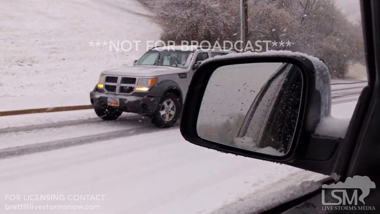 11-22-18 Bountiful, Utah- Heavy Snow & Slick Roads - YouTube