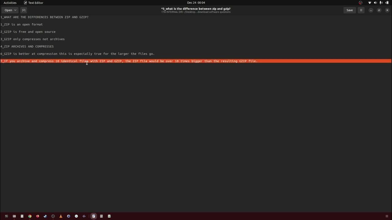 253 what is the difference between gzip and zip? - YouTube