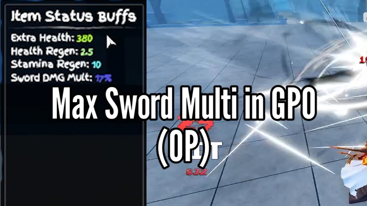 [GPO] Max Sword Multiplier! (Needs a nerf) - YouTube