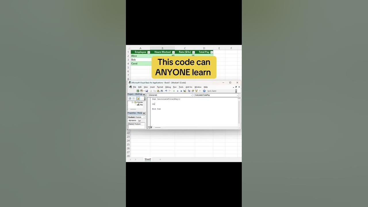Kickstart Your VBA Automation Journey! 🚀 | Simplify Excel Tasks with Ease 💻 #shortsvideo - YouTube