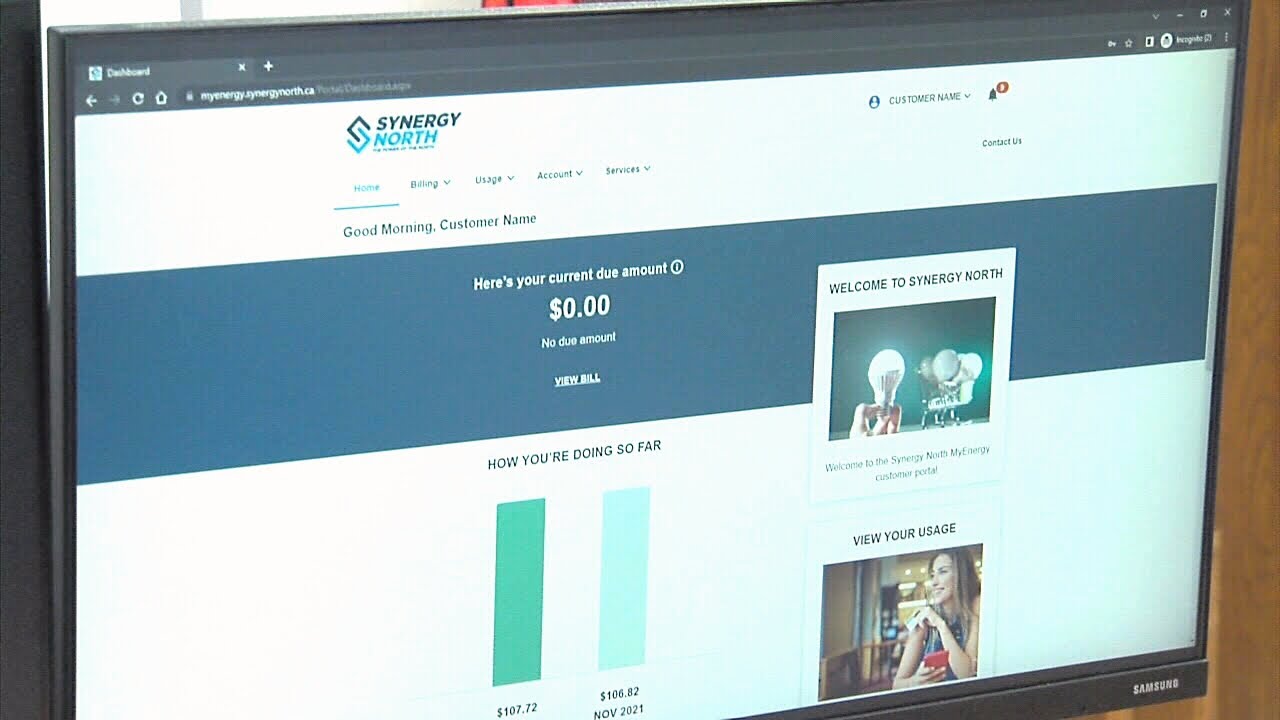 Synergy North launches new customer portal - YouTube