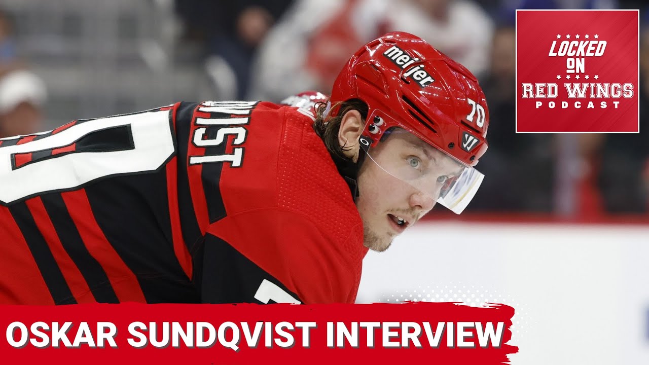 Interview with Detroit Red Wings Forward Oskar Sundqvist! - YouTube