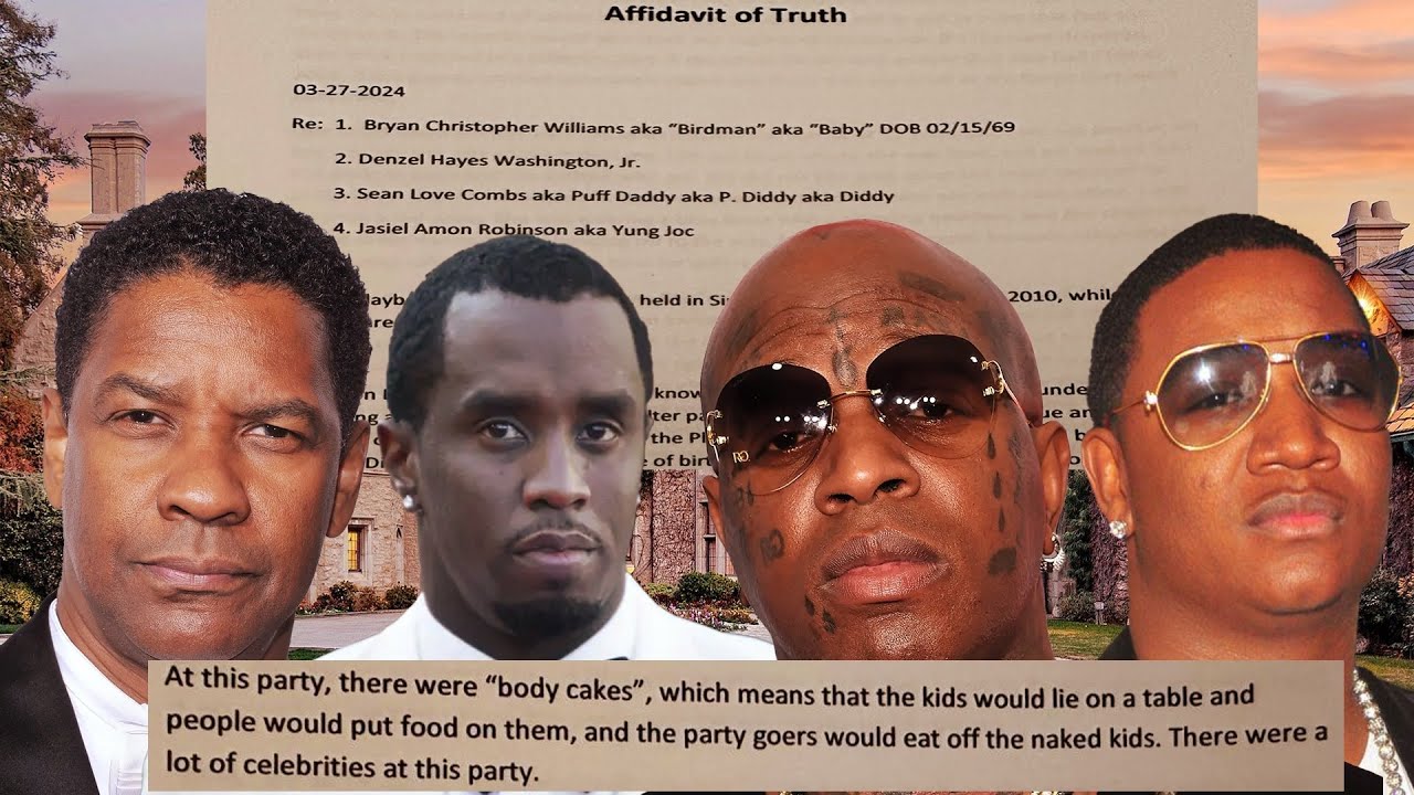 New Affidavit Claims Denzel Washington, Diddy, Baby, & Young Joc Slept ...