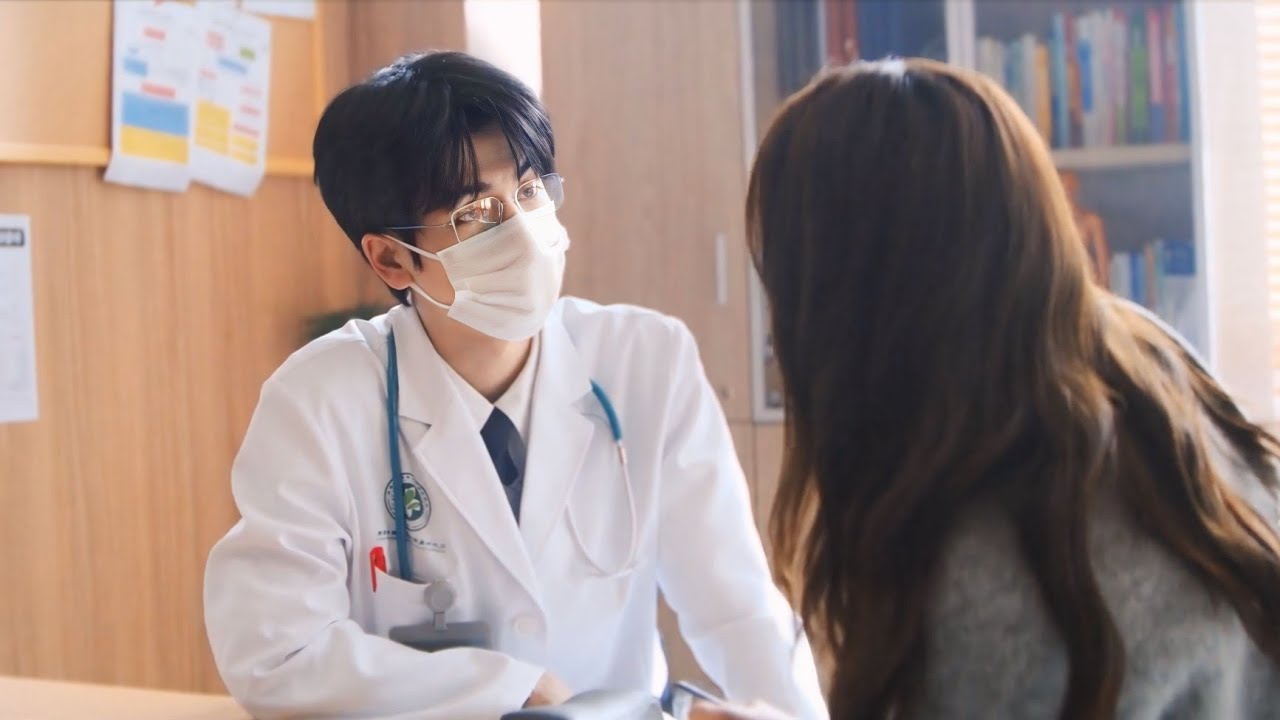 A handsome doctor wears a mask to stop girls chasing him when a patient ...
