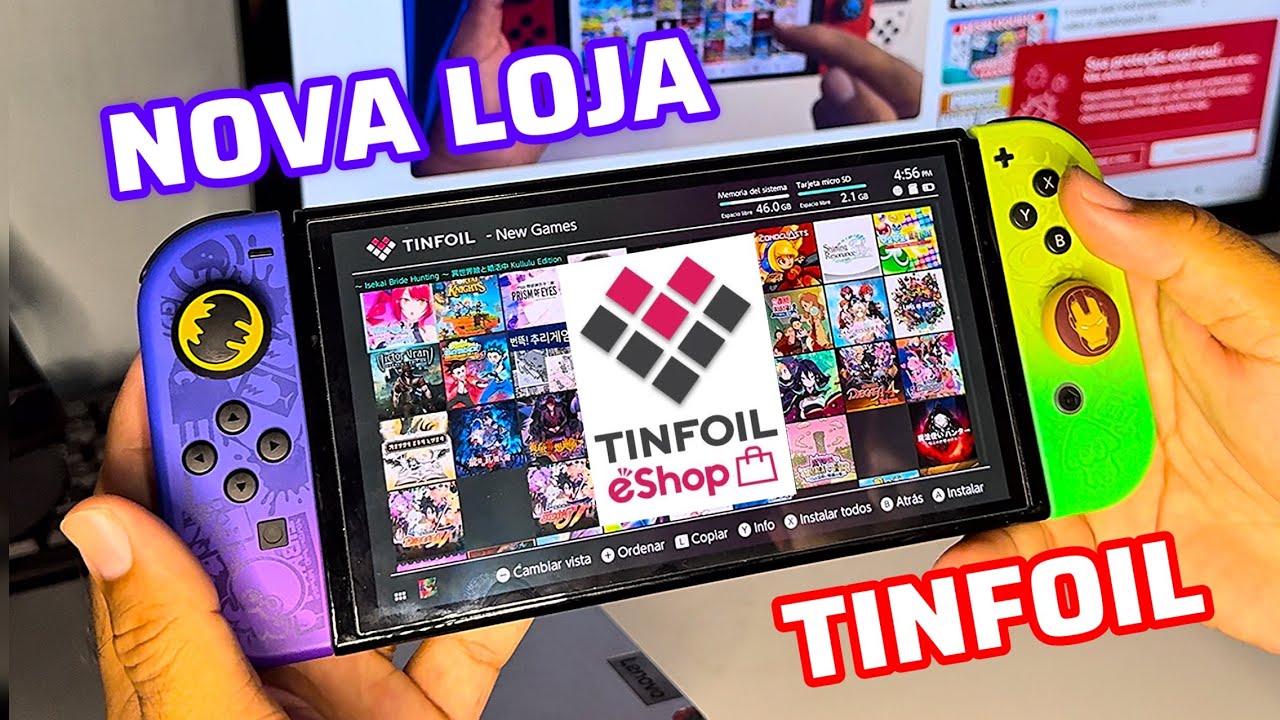 NOVA LOJA TINFOIL - NINTENDO SWITCH 2025 + DICAS - YouTube