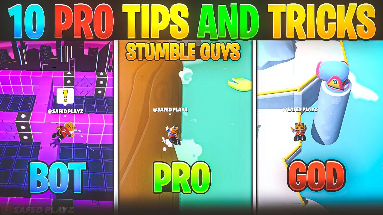 10 Pro Tips & Tricks In Stumble Guys | Ultimate Guide To Become a Pro ...