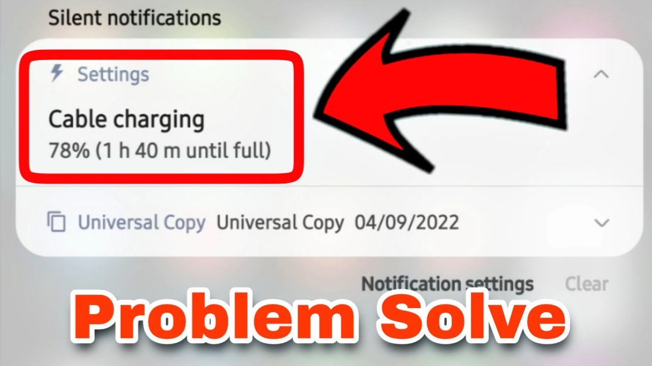 Fast Charging Not Working Showing Cable Charging Problem Solve - YouTube