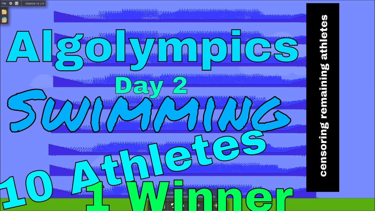Algolympics Day 2 Swimming - YouTube