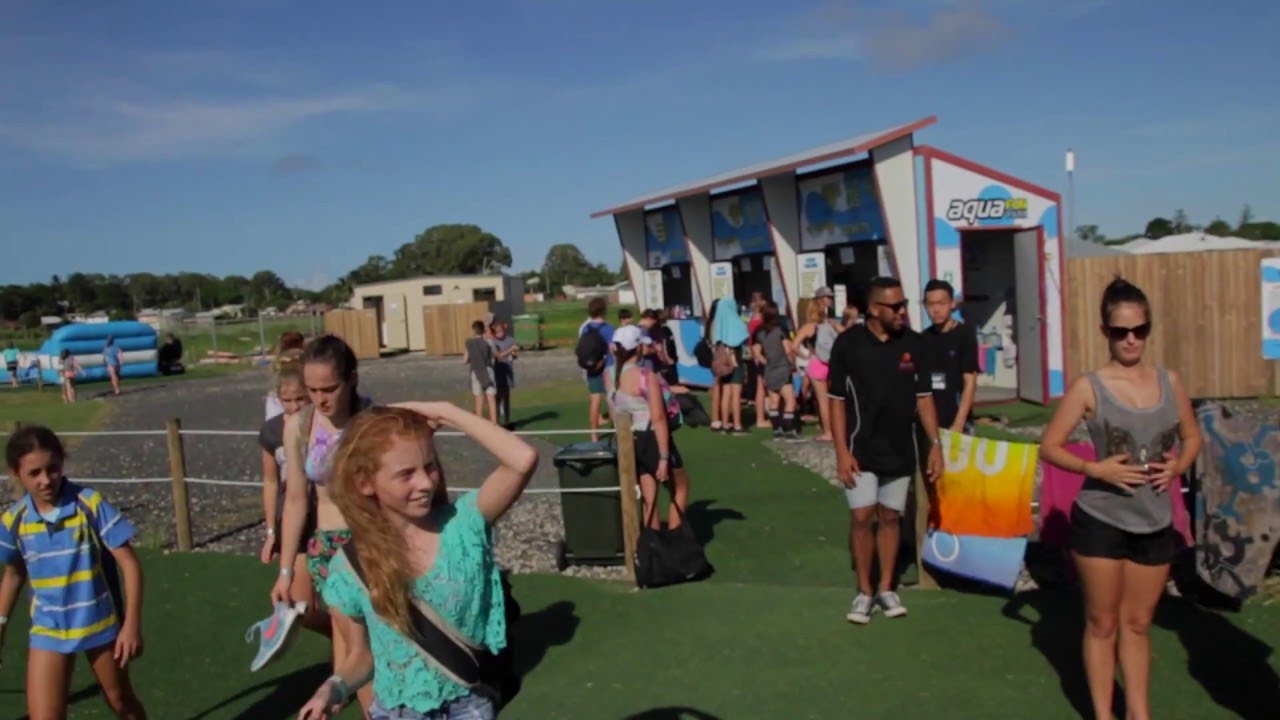 Aqua Fun Park Mackay - what to do in Mackay on the holidays - YouTube