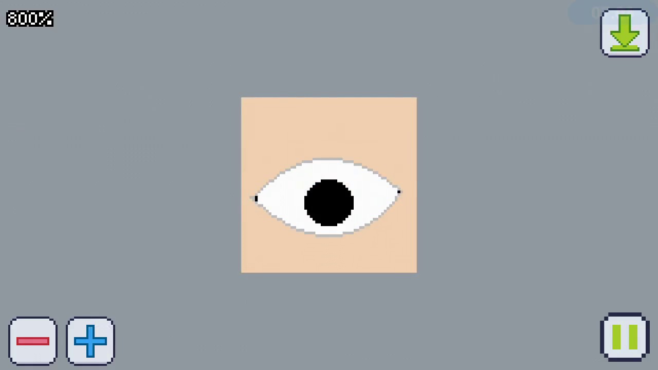 Pixly Layer Tutorial English- the eye animation(Pixly is mobile pixel ...