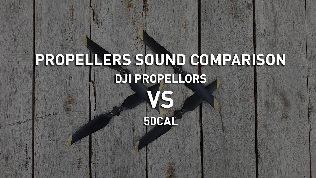 *DJI Air 2S / Mavic Air 2* - Sound comparison - DJI propellers VS 50CAL ...