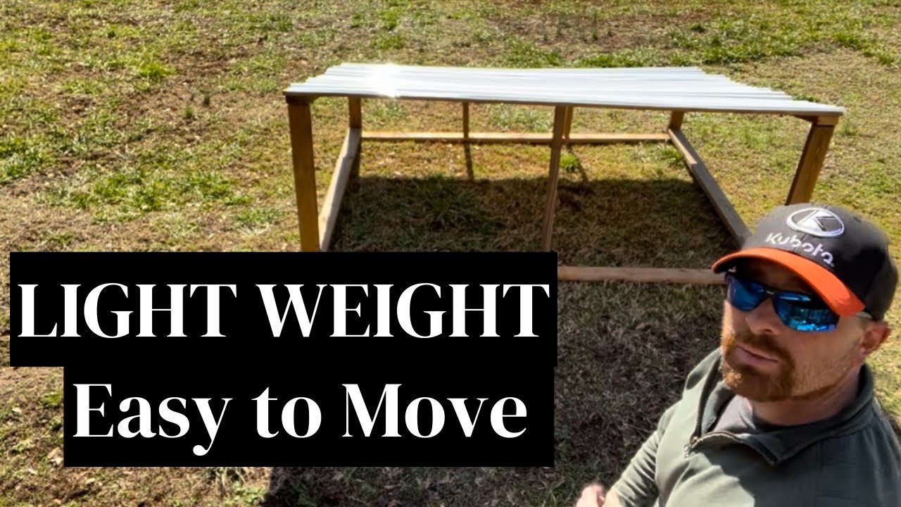 DIY Mobile Pig Shelter - YouTube