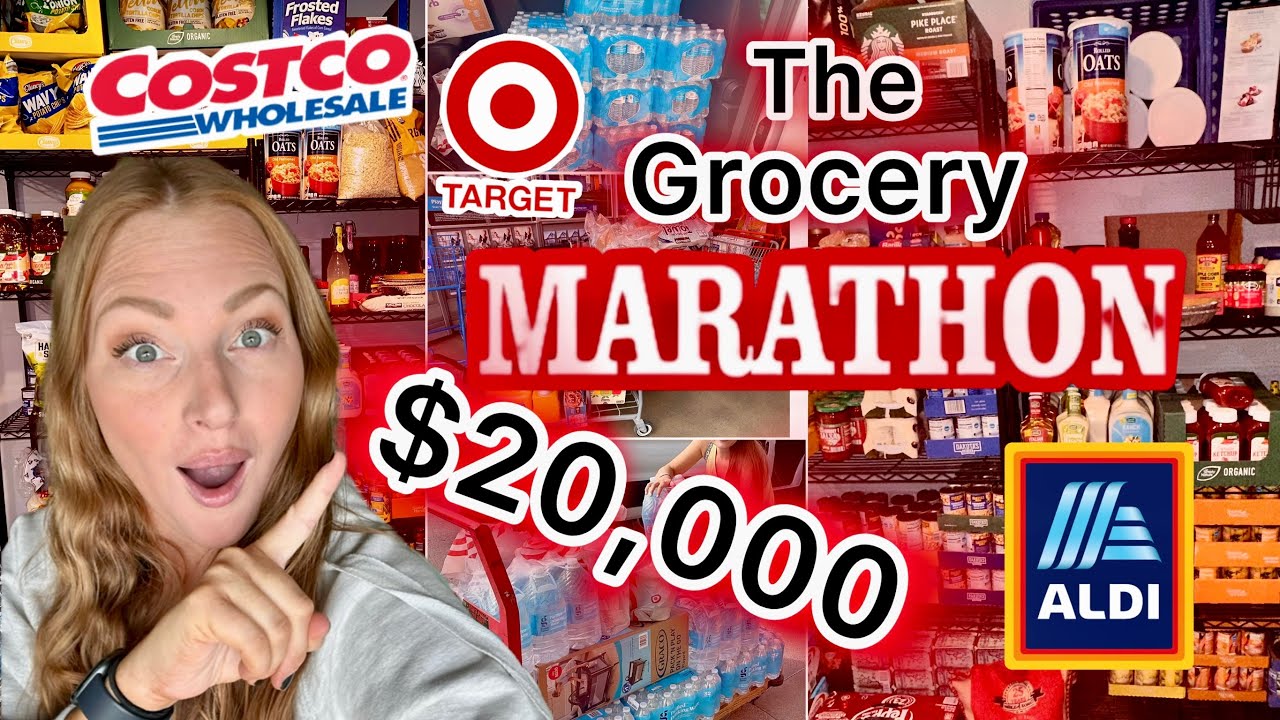 *New* ENORMOUS Grocery MARATHON Haul / LARGE Family $20,000 Later ...