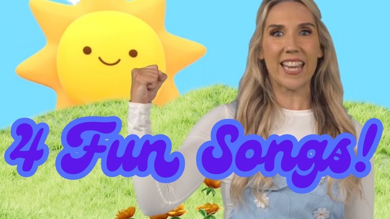 **4 Fun Songs for Preschool Kids to Sing Along To! 🎶 | Perfect for Kids ...