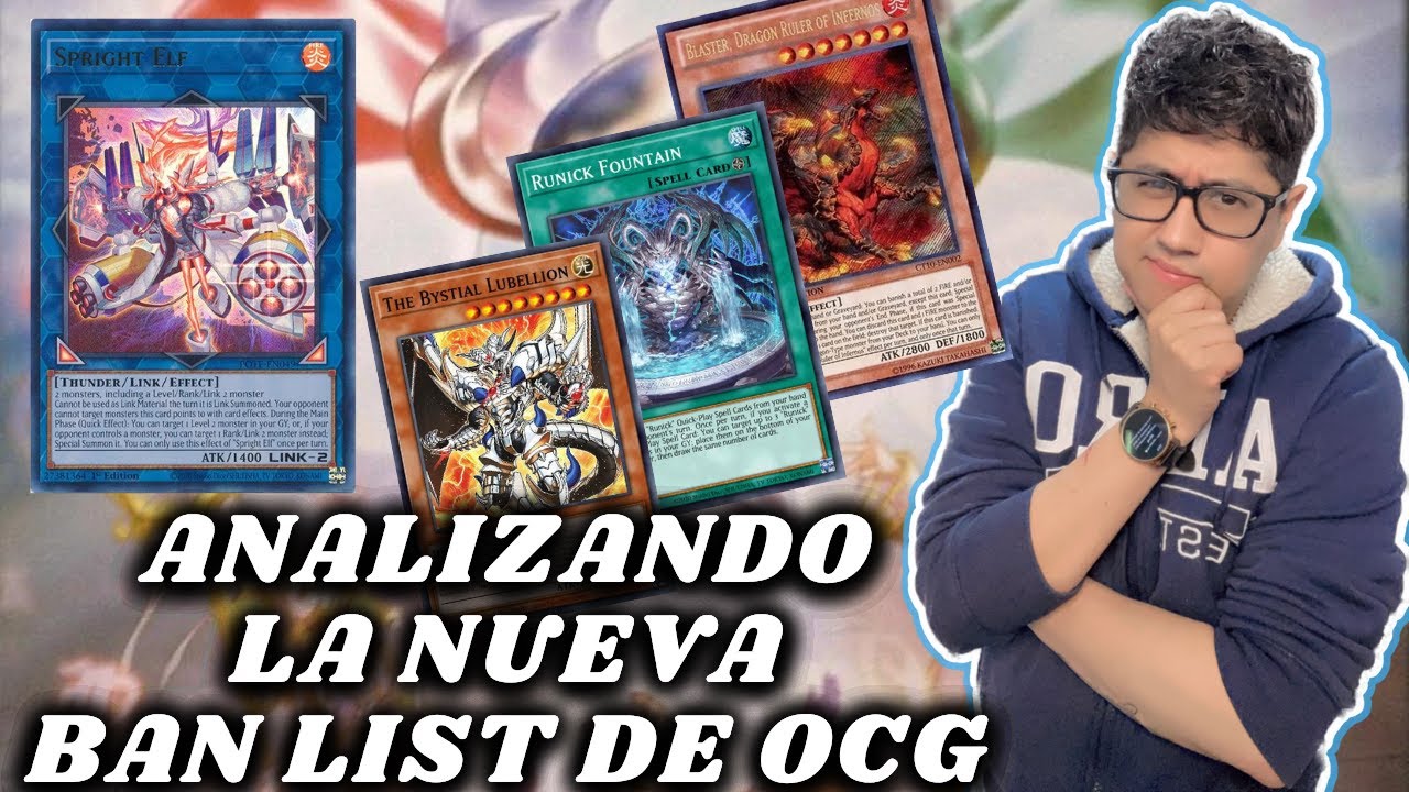 ANALIZANDO LA BAN LIST 2023 DE OCG ( o sea de allá de los asiáticos ...