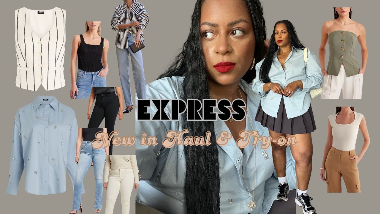 New-In | EXPRESS | Spring/Early Summer haul + try on | Size 16/XL #haul ...