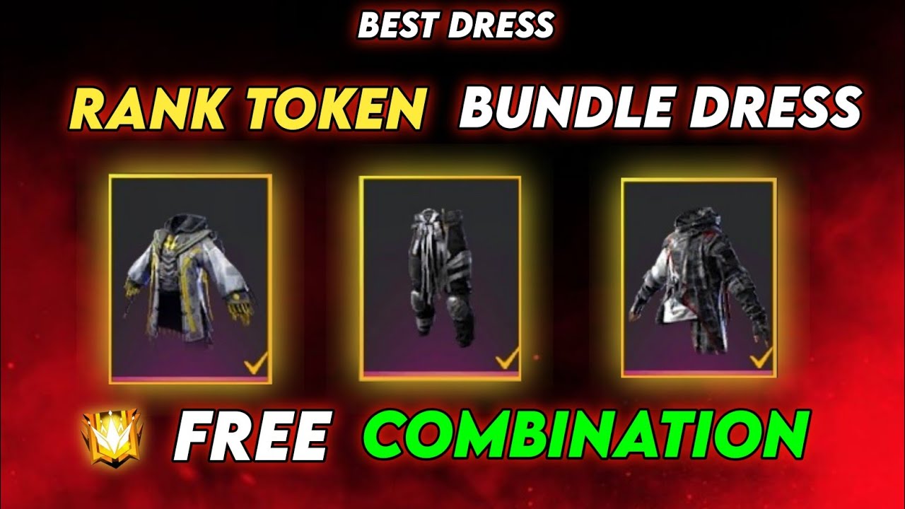 Free Dress Combination With Rank Token Bundle | New rank token Bundle ...