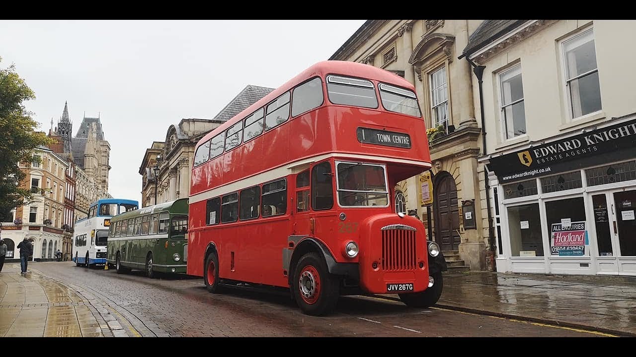 Northampton Heritage Bus Running Day, 8 September 2018 - YouTube
