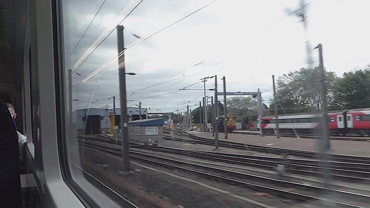 Passing Craigentinny Depot on a ScotRail Class 385 (18/9/19) - YouTube