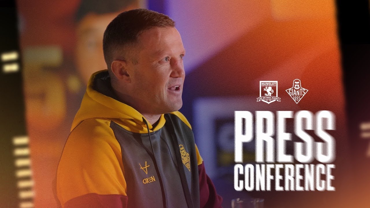 "We've got to be professional" | Luke Robinson previews Hunslet - YouTube