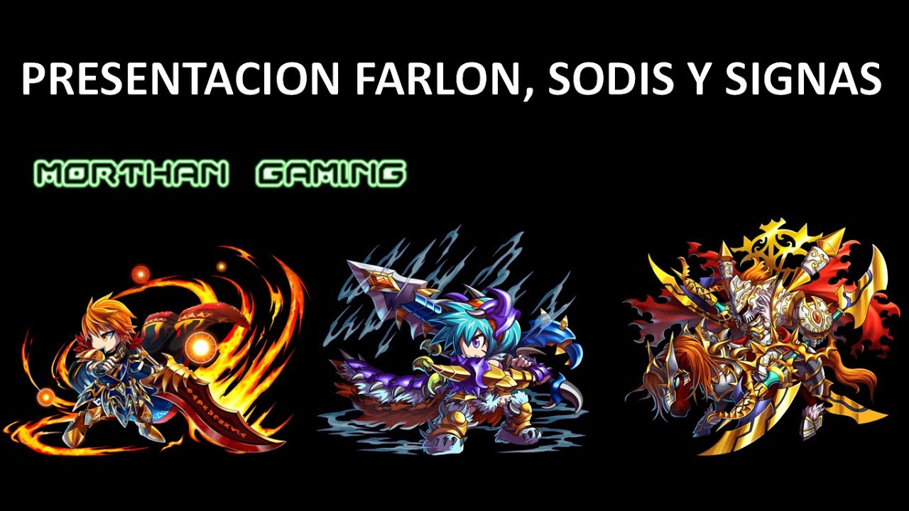 BRAVE FRONTIER RPG- PRESENTACIÓN FARLON, SIGNAS Y SODIS - YouTube