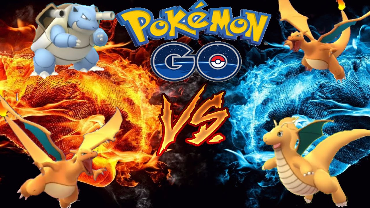CHARIZARD VS DRAGONITE Batalla Epica Pokemon GO - YouTube