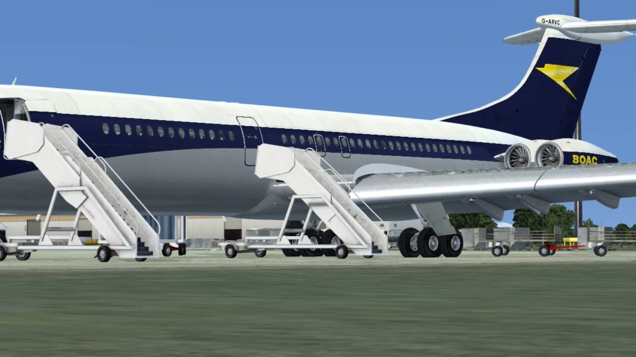Vickers VC10 Overview FSX - YouTube