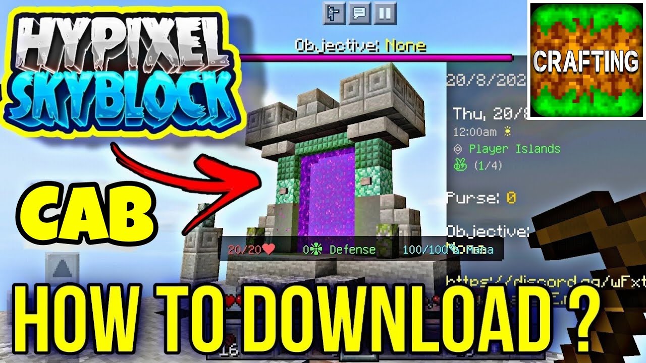 How To Play Hypixel Skyblock in Crafting And Building | Crafting And ...