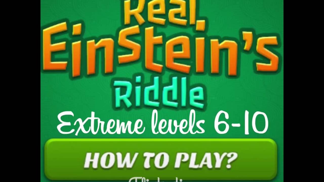 Real Einstein's Riddle, Extreme level 6-10 - YouTube