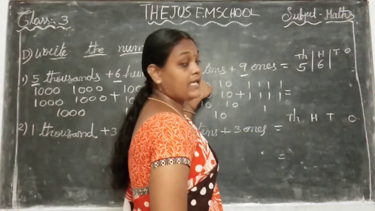 Thejus em school 3rd class maths lecuture 7 by tanuja miss - YouTube