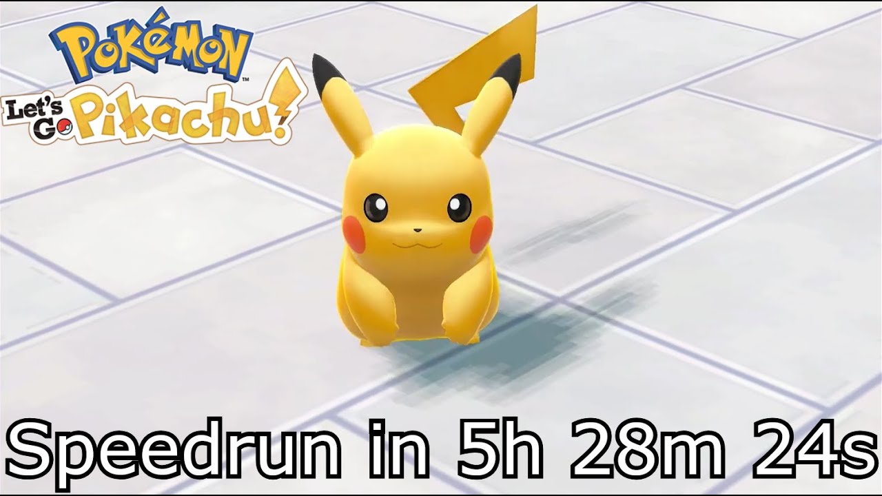 Pokémon Let's Go Pikachu Catch 'em All * in 5h 28m 24s - YouTube