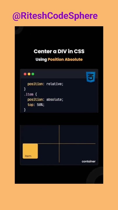 How to Center a Div Using CSS Flexbox #Shorts #WebDesign #shorts #shortsvideo #video #coding #ai ...