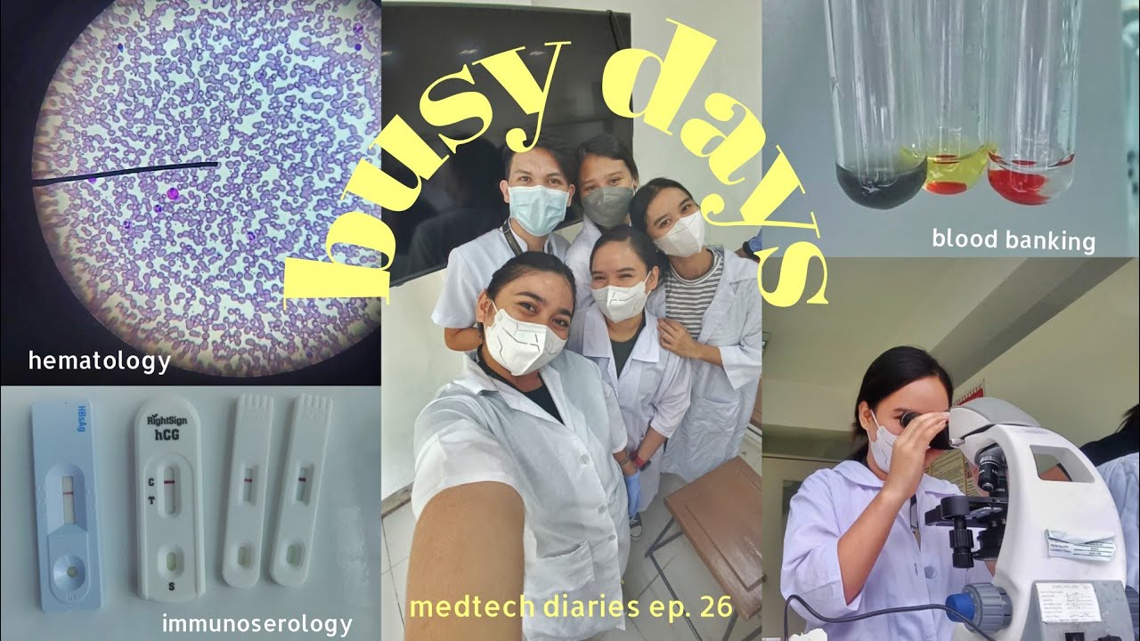 few days in my life as a 3rd year medtech student 🔬💉 | cvsu medtech ...