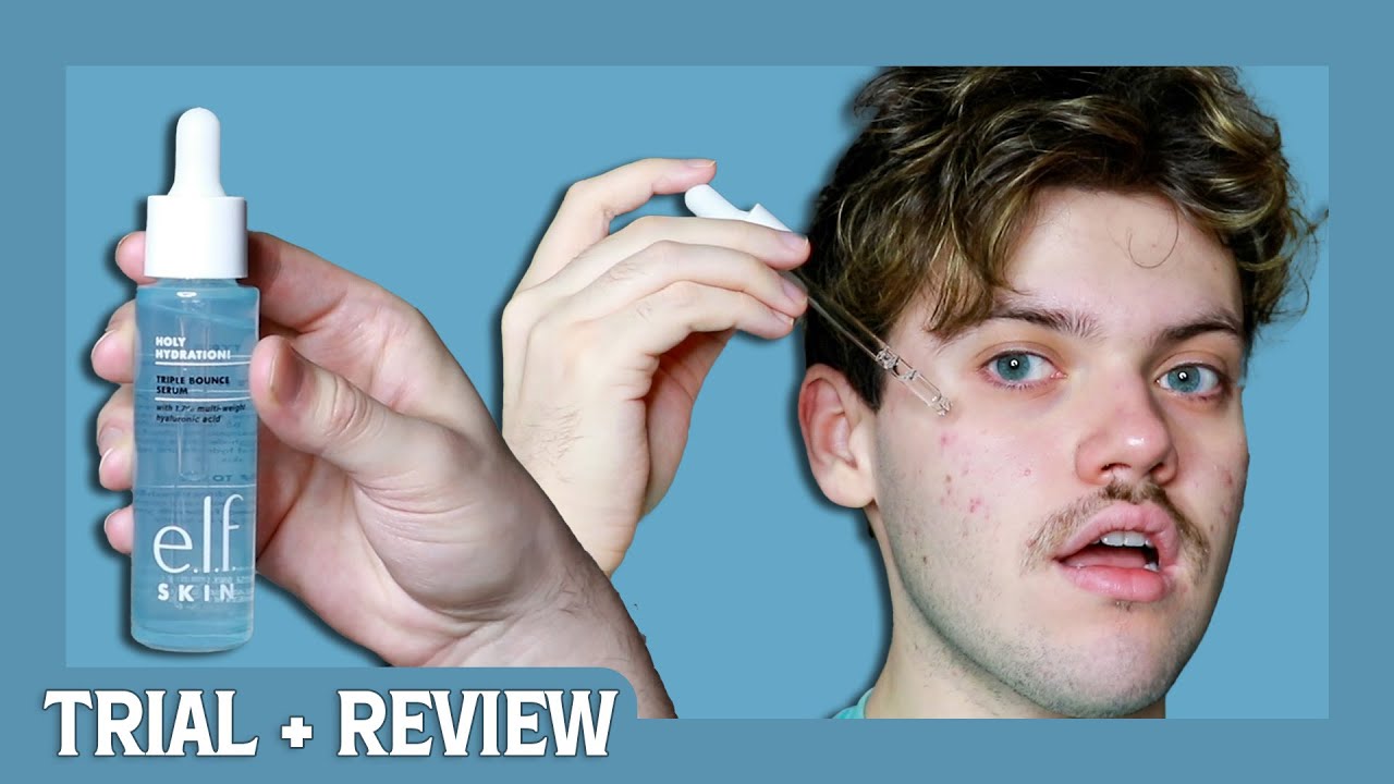 elf skin holy hydration! triple bounce serum | trial + review - YouTube