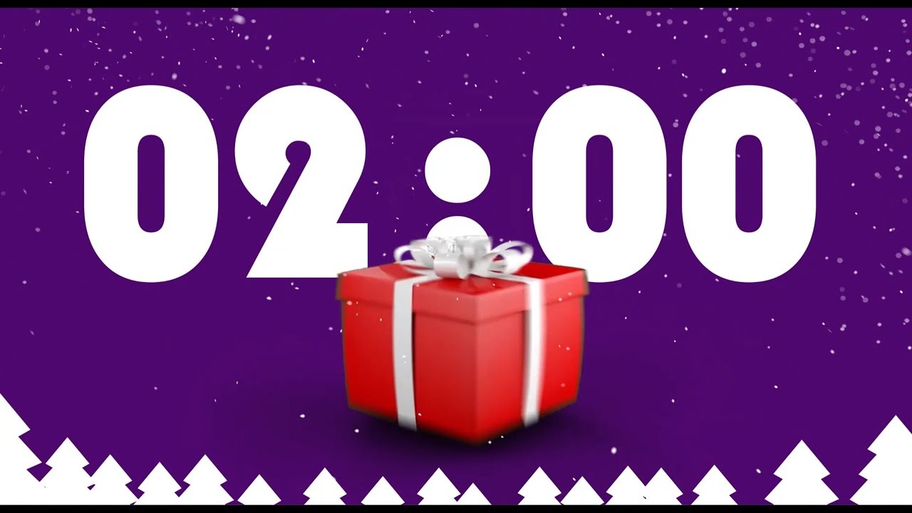 2 minute countdown timer | What's in the gift? Check it out! - YouTube